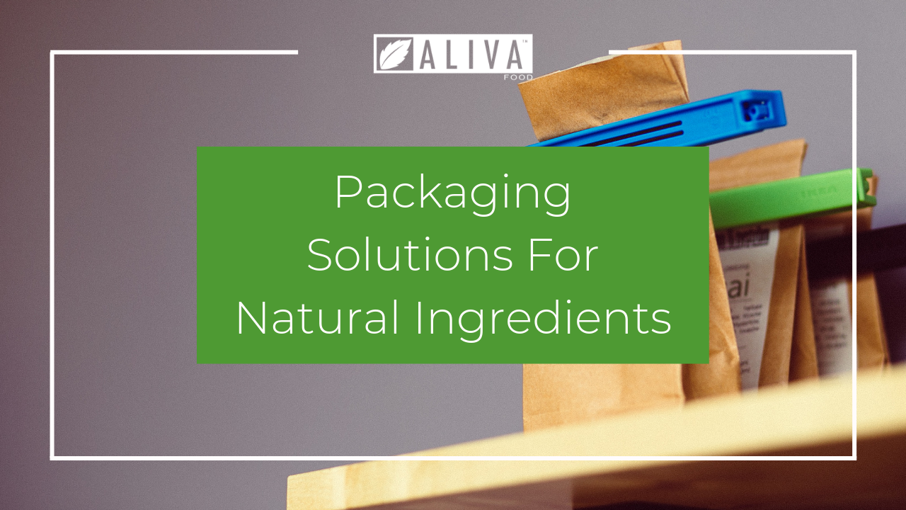 Packaging of natural food ingredients | ALIVA™
